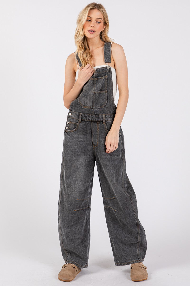 Barrel Denim Overalls – Mainstream Boutique Hudson